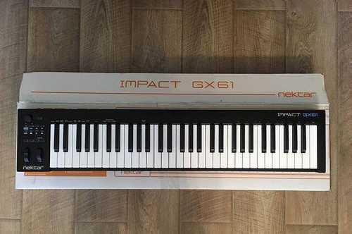 Midi клавиатура nektar impact gx61 обзор