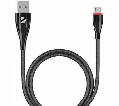 Кабель USB-microusb 1m черный Deppa #306171