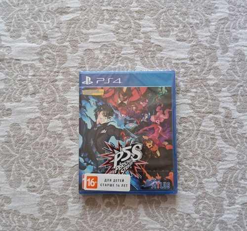 Persona 5 strikers ps4 новый