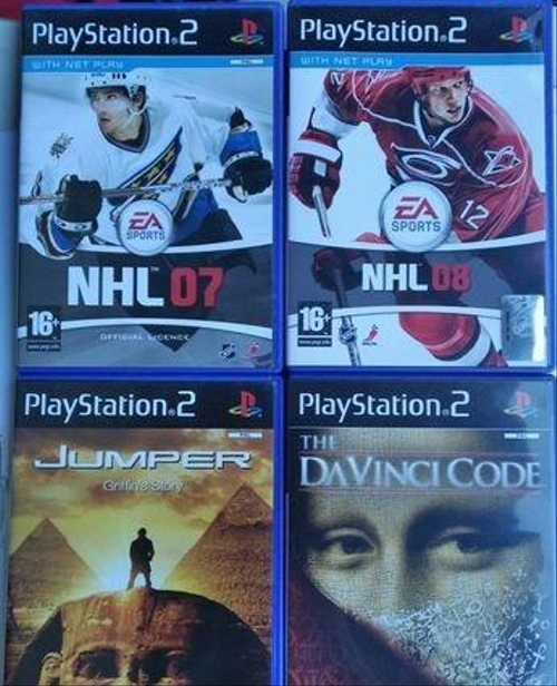 Игры PS2 NHL, Jumper, DaVinci code - оригиналs