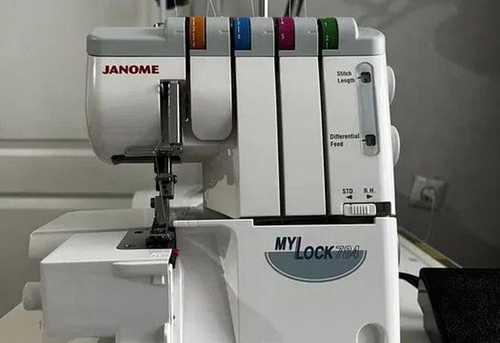 Продам машинку оверлок Janome my lock 784