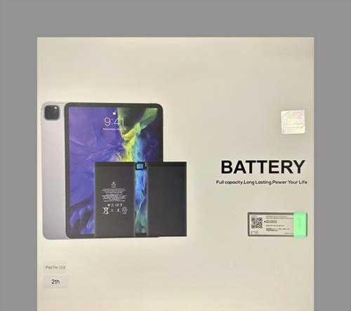 Аккумулятор iPad Pro 12.9 2 Gen A1754 / оригинал