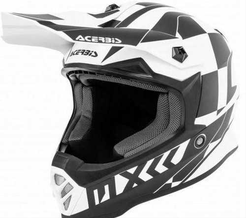 Мотошлем Acerbis impact-steel-junior White-black