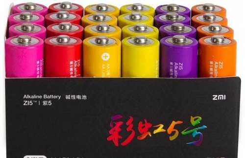 Батарейки AA - ZMI Rainbow ZI5 (AA524) (24шт)