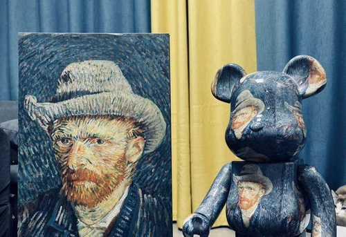 Мишка Bearbrick коллекции Van Gogh (Ван Гог)