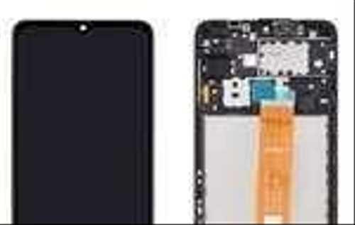 Дисплей для Samsung Galaxy A12 Черный - OR (SP)