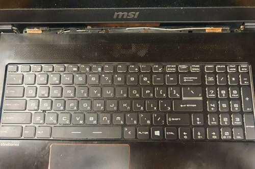 Корпус ноутбука с клавиатурой MSI ms-16K2