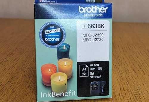 Картридж для принтера brother LC663BK