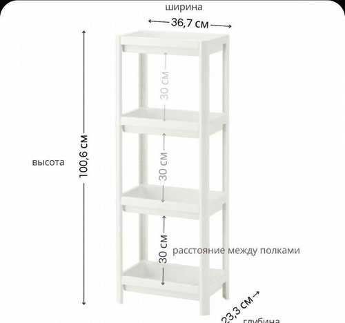 Этажерка vesken IKEA