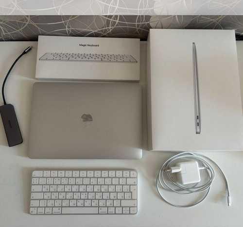 Macbook air m1 16gb 512gb / Клавиатура Apple Magic