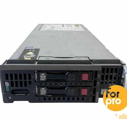 Лезвие HP BL460c Gen10 2x6162Plat 256GB, P204