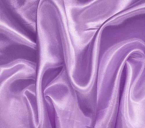 Ткань Атлас-сатин (Ширина 150см), цвет Сиреневый