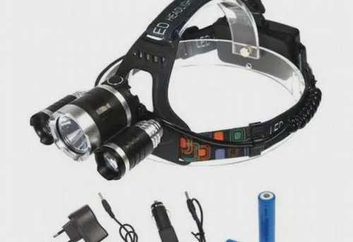 Фонарик налобный High Power Headlamp 3 x Cree T6