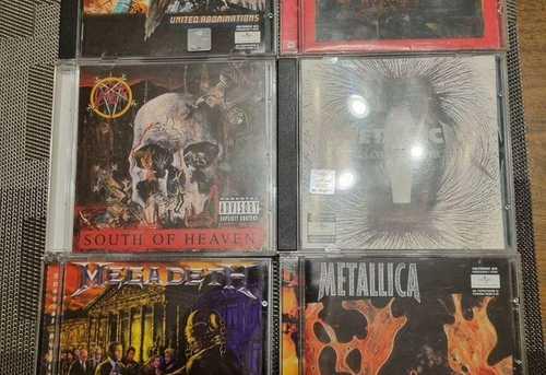 Сd Metallica. Slayer. Megadeth. лицензия РФ