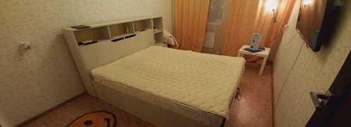 Кровать двуспальная 160200 с матрасом