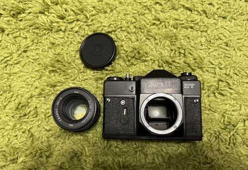 Плёночный фотоаппарат зенит ет Helios 44-3