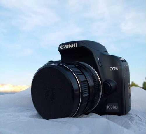 Canon EOS 1000D зеркальный фотоаппарат