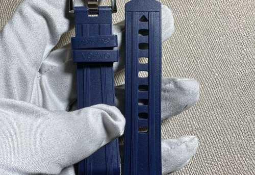 Ремешок синий каучук для Omega Seamaster 20-18