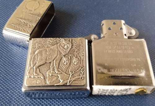 Зажигалка Zippo винтаж 2004г новая