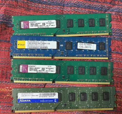 Оперативная память ddr3 4 gb