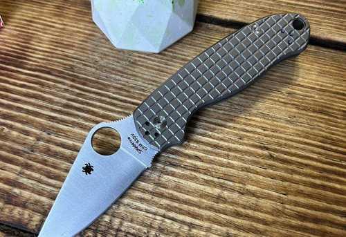 Нож Spyderco Paramilitary 3 Titanium