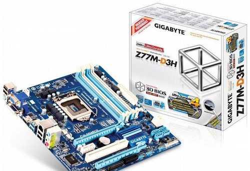 Материнская плата Gigabyte GA-Z77M-D3H, mATX