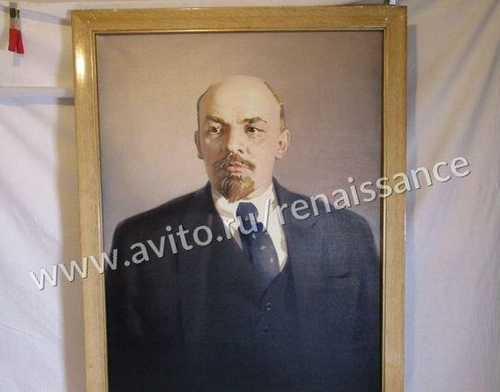 Картина, портрет "Ленин" 1989 год №7620