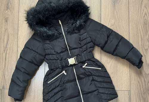 Детская зимняя куртка парка 134 для девочки