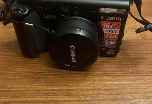 Фотоаппарат canon g5