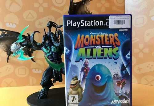 PS2 Monster vs Aliens б.у