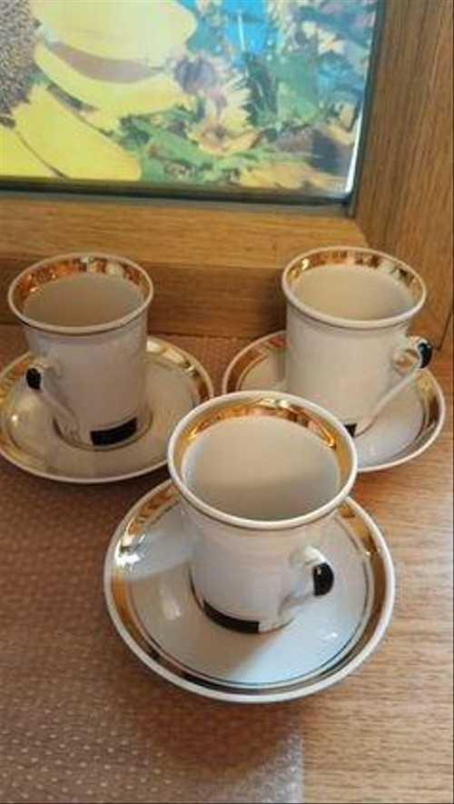 Кобальтовые чашки кофейные