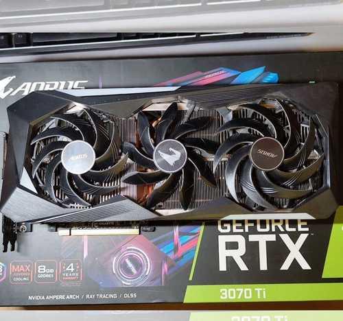 Видеокарта rtx 3070ti Aorus Master