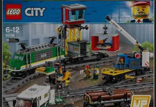 Товарный поезд lego City Trains 60198 Лего