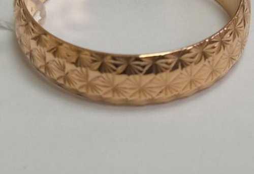 Золотое обручальное кольцо 17р деф(12870)