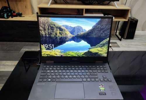 Ноутбук HP Omen 15, rtx 3060, Ryzen 5 5600h