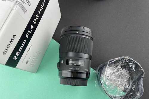 Новый - Sigma AF 28mm F/1.4 DG HSM ART Sony E