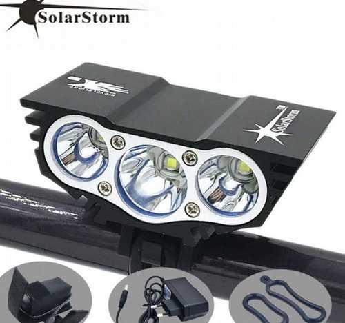 Велофара SolarStorm 3X cree XML T6 (сова)