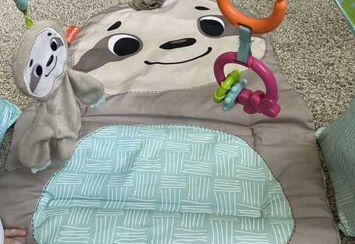 Милый развивающий коврик детский "Ленивец"