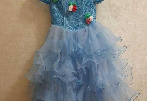Платье нарядное на девочку 104-110