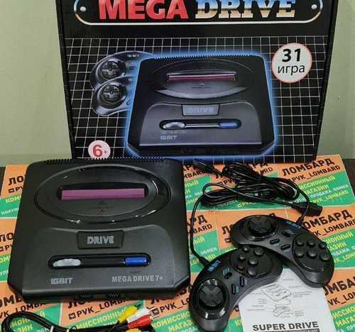 Игровая приставка Sega Mega Drive16 bit с играми