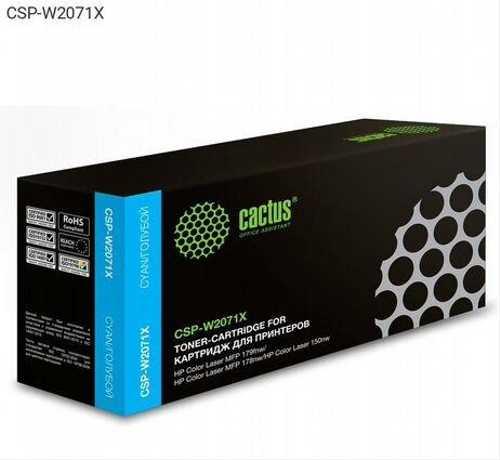 Тонер-картридж cactus 117X Лазерный Голубой 1300ст