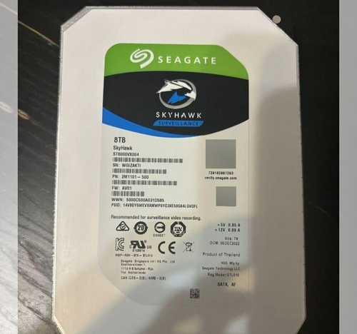 Seagate 8 тб Внутренний жесткий диск SkyHawk