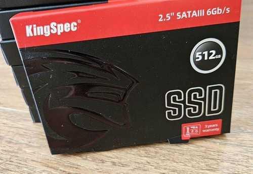 Готовый ssd KingSpec 512gb