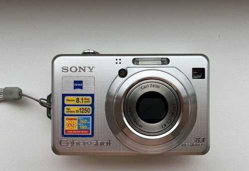 Цифровой фотоаппарат sony DSC-W100
