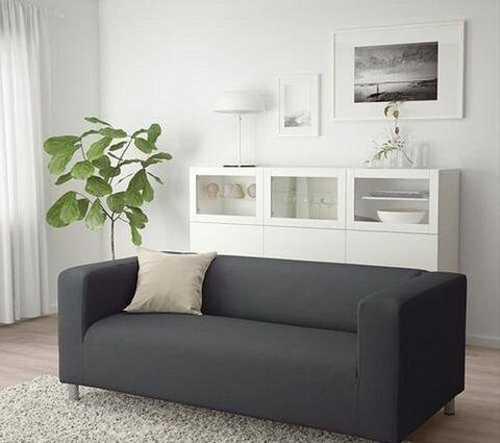 Диван IKEA клиппан новый серый