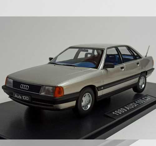Audi 100 C3 1989 Silver 1:18