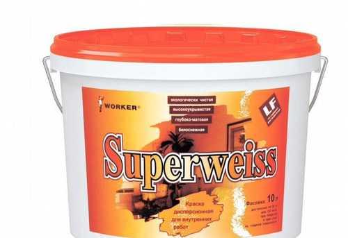 Краска влагостойкая Worker Superweiss морозостойка