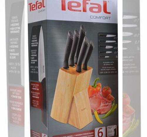 Набор кухонных ножей tefal comfort