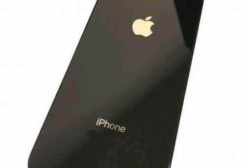 Задняя крышка со стеклом камеры iPhone 8 Черный