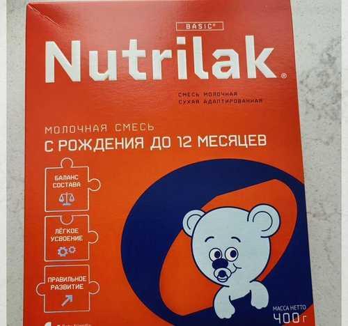 Детская смесь nutrilak basic С рождения до 12 меся